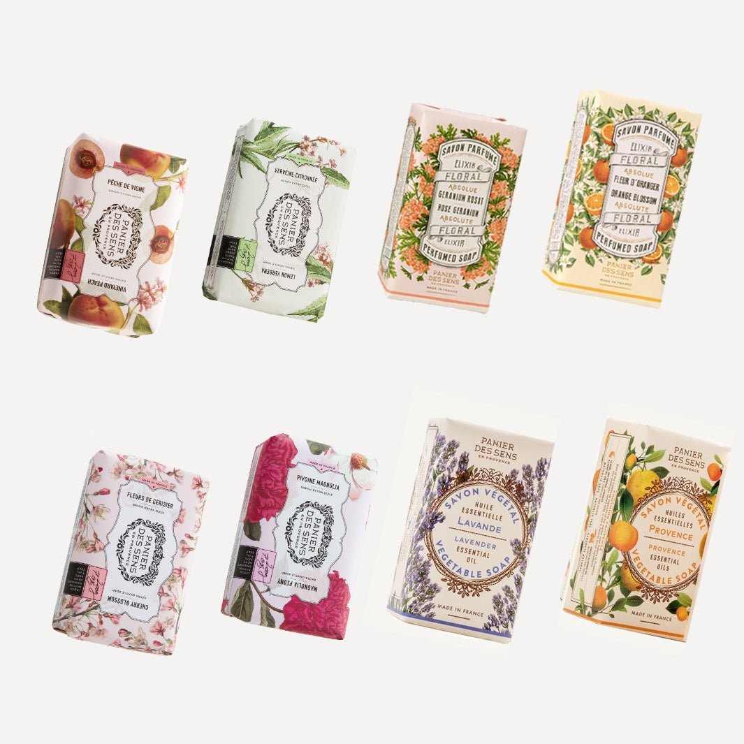 Premium Pack of 8 French Bar of Soaps (4x7oz + 4x5oz) – Panier des Sens USA